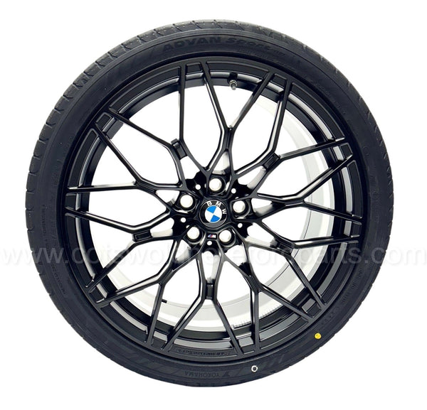 BMW Genuine G80 G82 M3 M4 Wheel & Tyre Set 1000M Black M Performance 3 ...