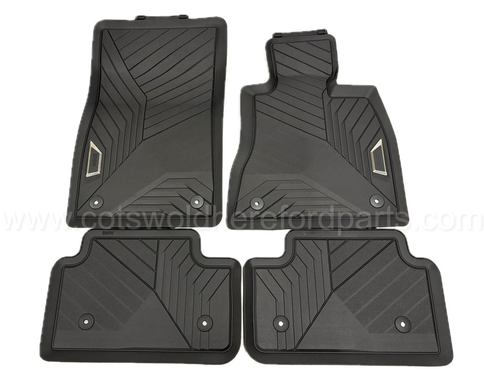 Genuine BMW G60 G61 5 Series Rubber Floor Mats Set 51475A87FF1 /FF2 ...