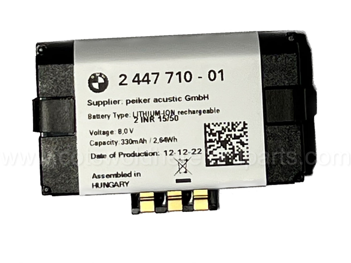 Genuine BMW TCB Telematics Control Unit Module Accumulator Battery 841 ...