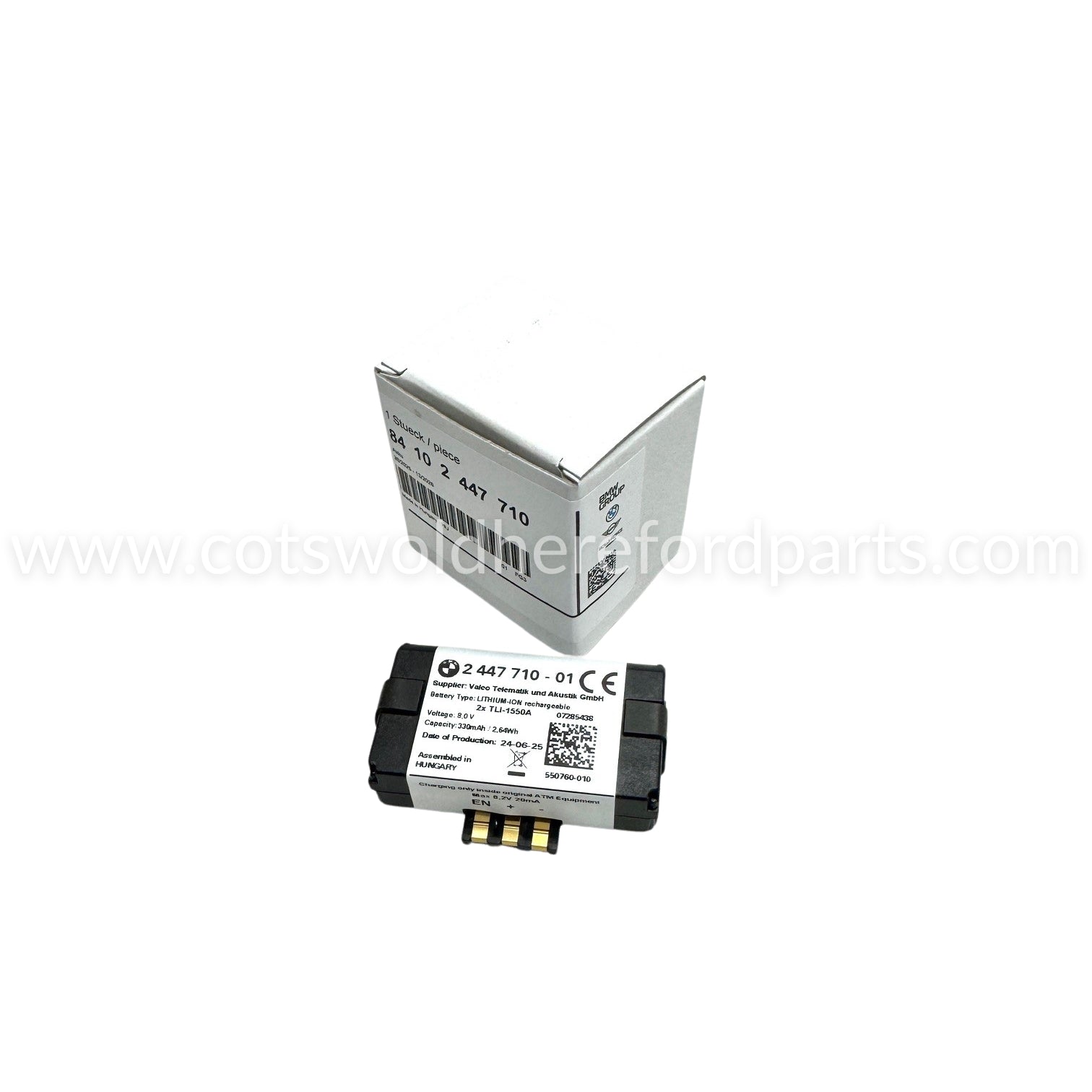 Genuine BMW TCB Telematics Control Unit Module Accumulator Battery 841 ...