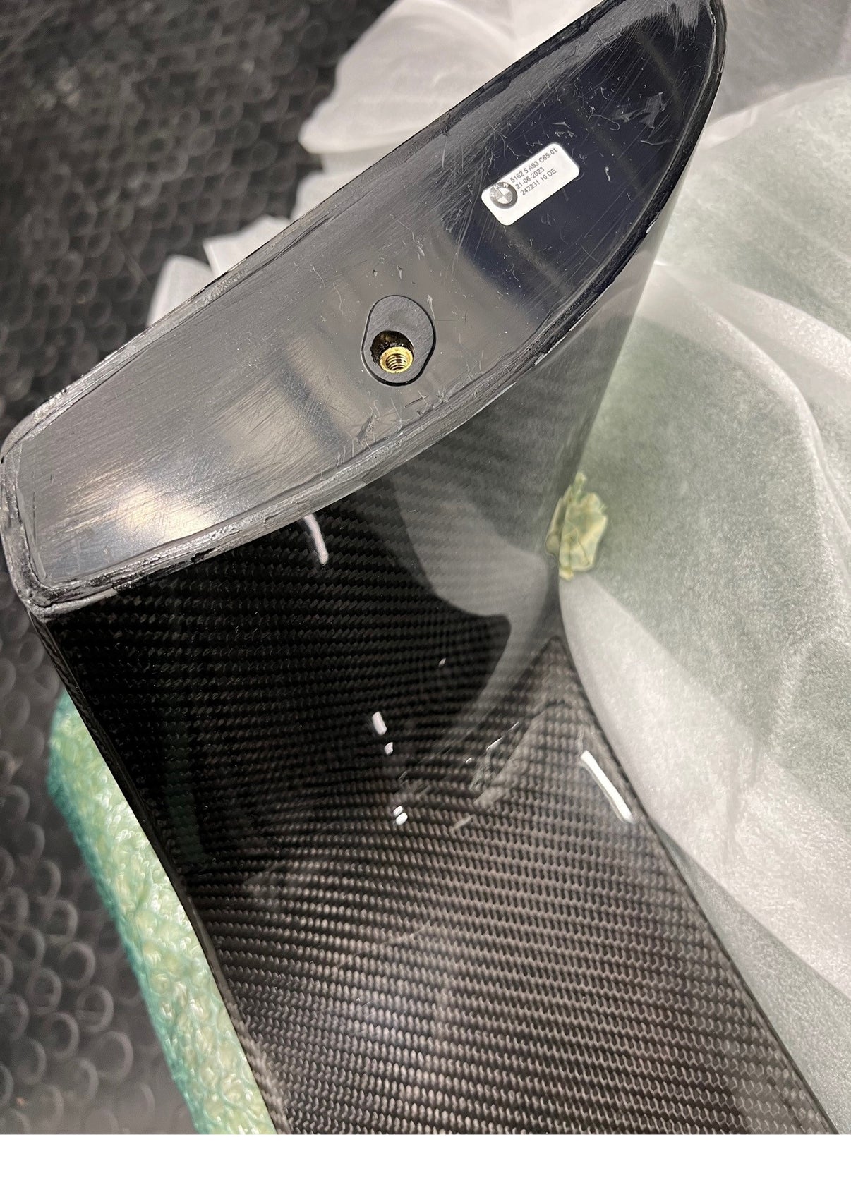 Genuine BMW G87 M2 M Performance Carbon Through Flow Spoiler 51625B33F ...